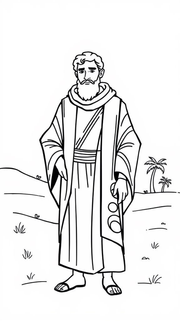 12 Creative Joseph and the Coat of Many Colors Drawing Ideas - Christ ...