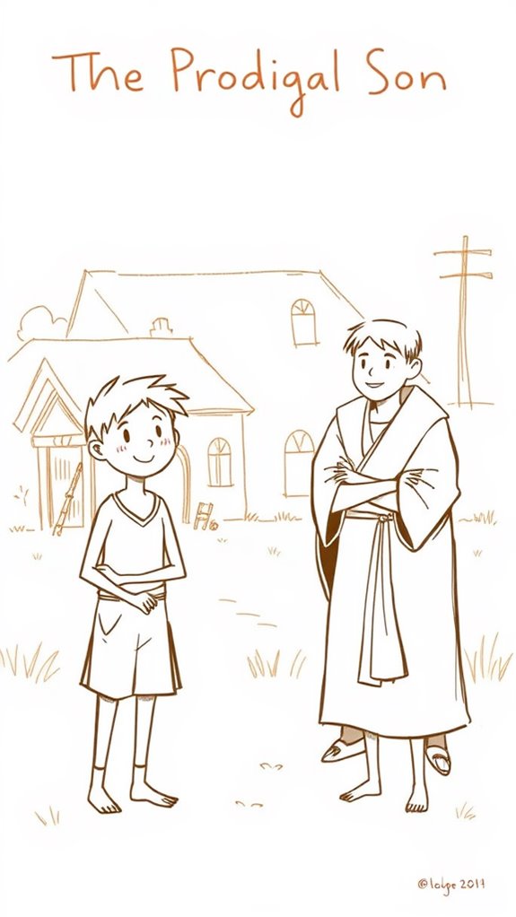 12 Creative Prodigal Son Drawing Ideas You’ll Love - Christ Hold Fast