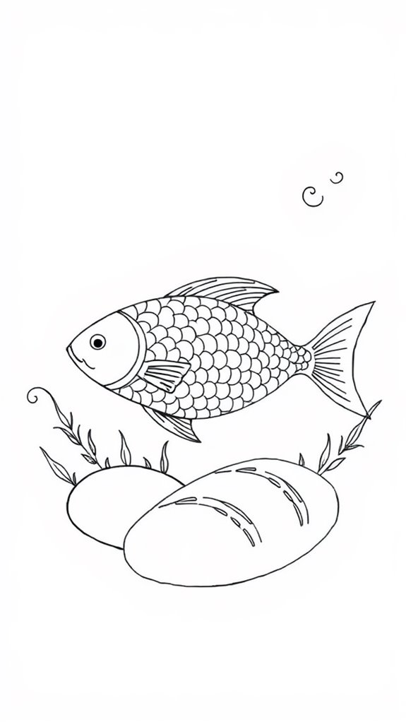 12 Creative Fish and Loaves Drawing Ideas to Inspire You - Christ Hold Fast