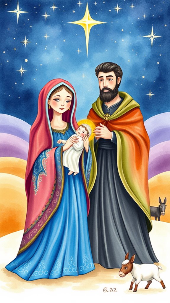 12 Creative Mary and Joseph Drawing Ideas to Inspire You - Christ Hold Fast